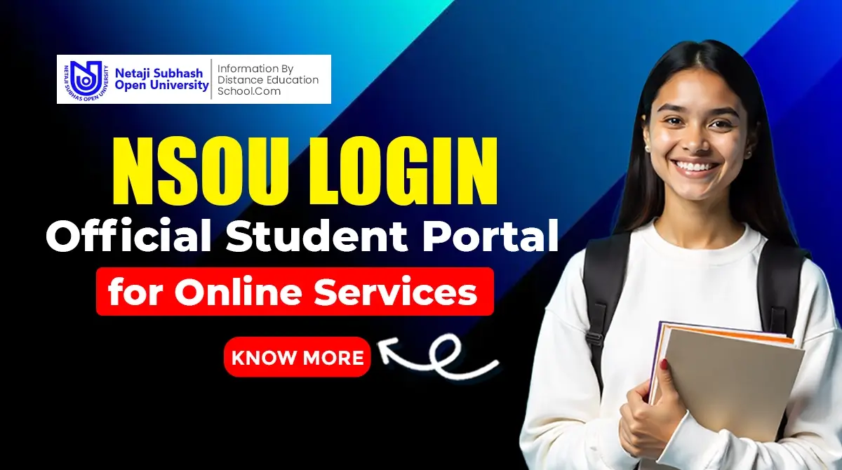 NSOU Login – Official Student Portal for Online Services