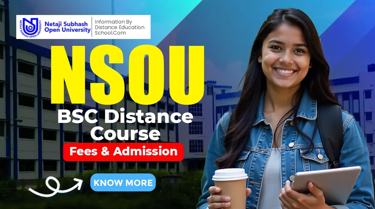 NSOU BSC Distance Course: Fees & Admission