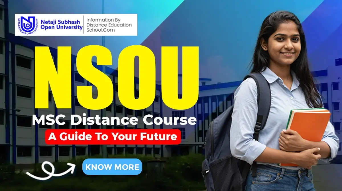 NSOU MSC Distance Course: A Guide To Your Future